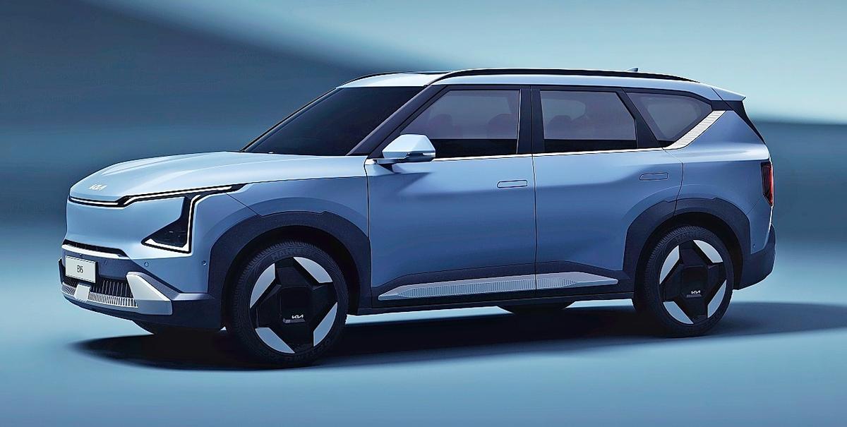 Uusi Kia-sähköauto 2024 tyyliä ja tekoälyä | Kuvat: EV3, EV4, EV5 | Tuulilasi