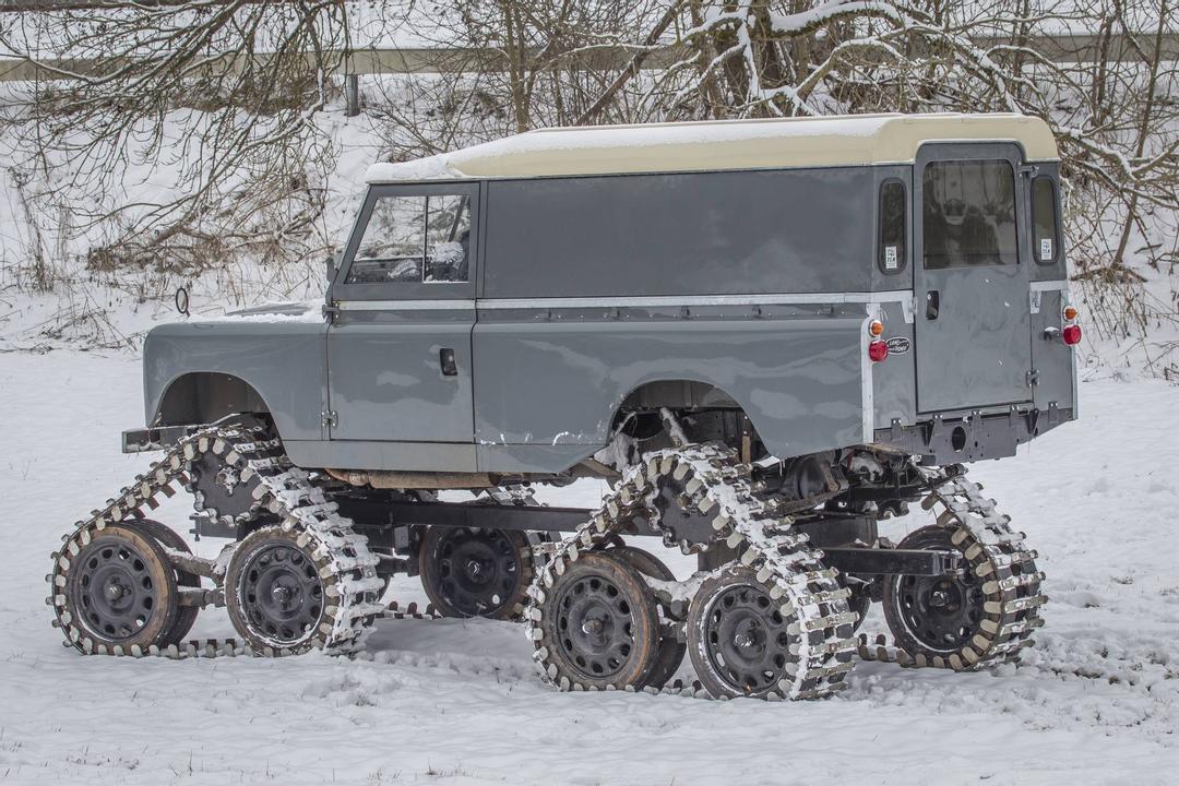 Land Rover Series II ja Cuthbertsonin telaketjut | Tuulilasi
