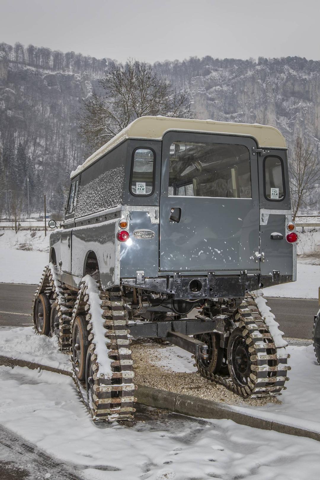 Land Rover Series II ja Cuthbertsonin telaketjut | Tuulilasi
