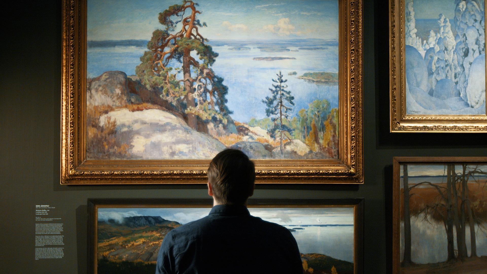 Edelfelt: Leikkiviä poikia rannalla | Virtuaalikierros Ateneum | Apu