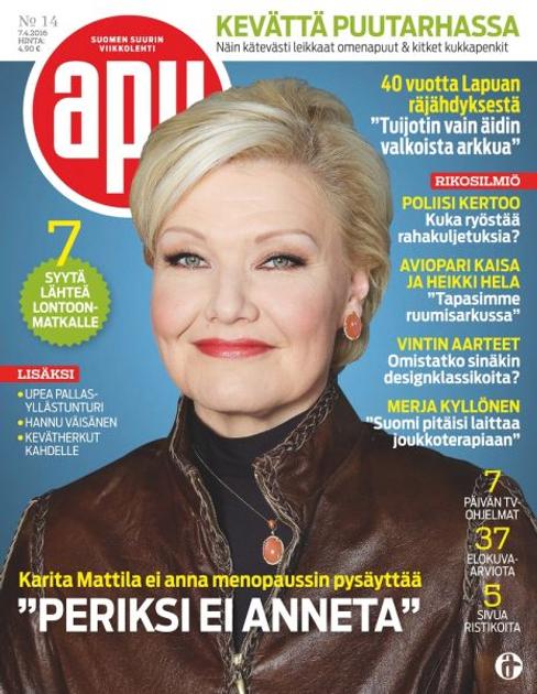 Karita Mattila ei anna periksi | Apu
