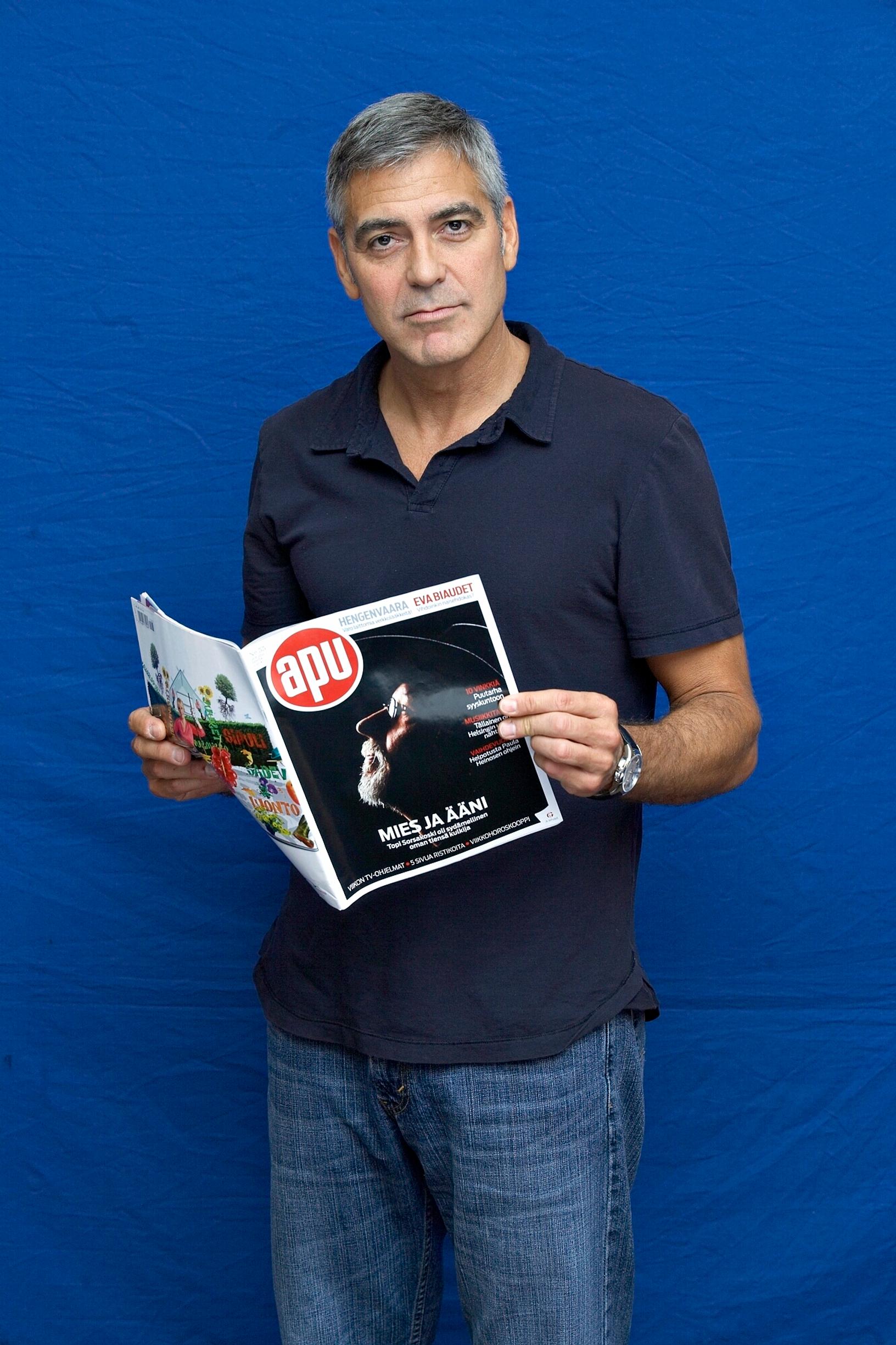 George Clooney odottaa perheineen innolla matkaa Helsinkiin | Apu