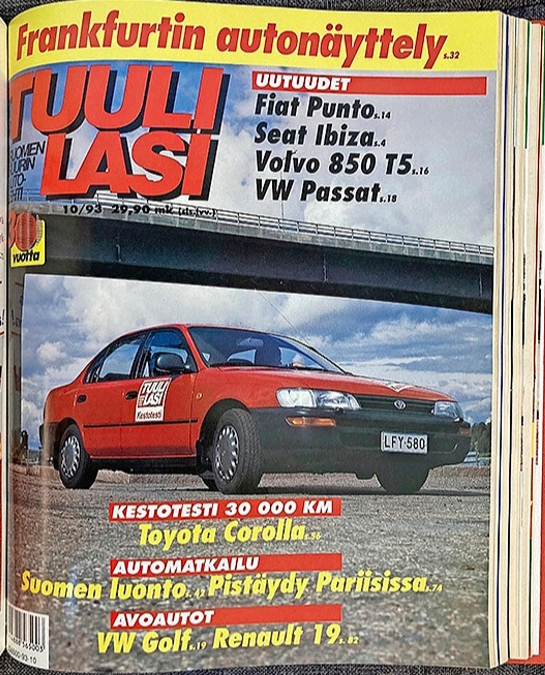 Autoilu Suomessa kautta aikojen | 1990-luku | Tuulilasi