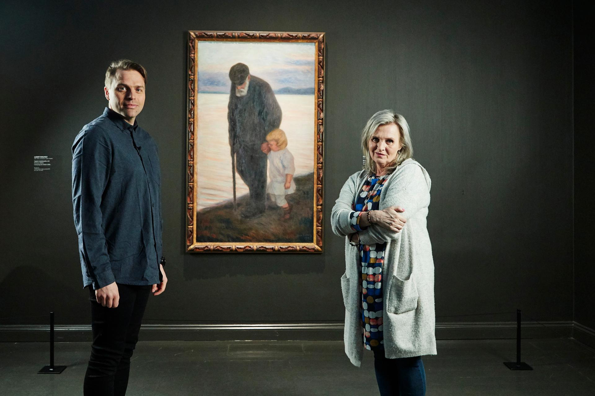 Haavoittunut enkeli | Hugo Simberg | Virtuaalikierros Ateneum | Apu