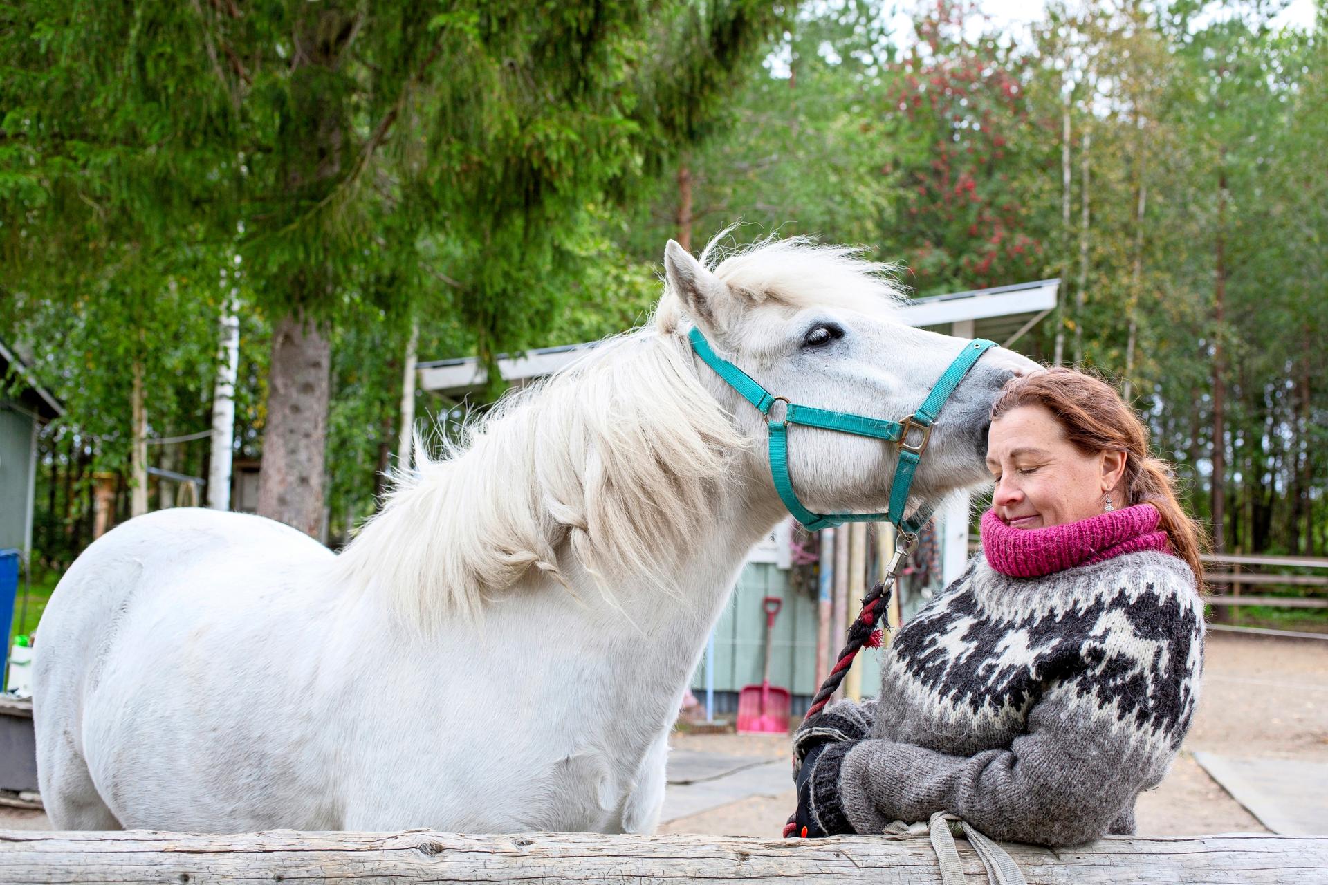 Kaksi tytärtään menettänyt Helena löysi lopulta lohdun hevosista | Apu